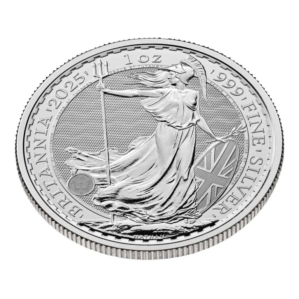 Britannia 2025 1oz Silver Bullion Coin - Bullion House