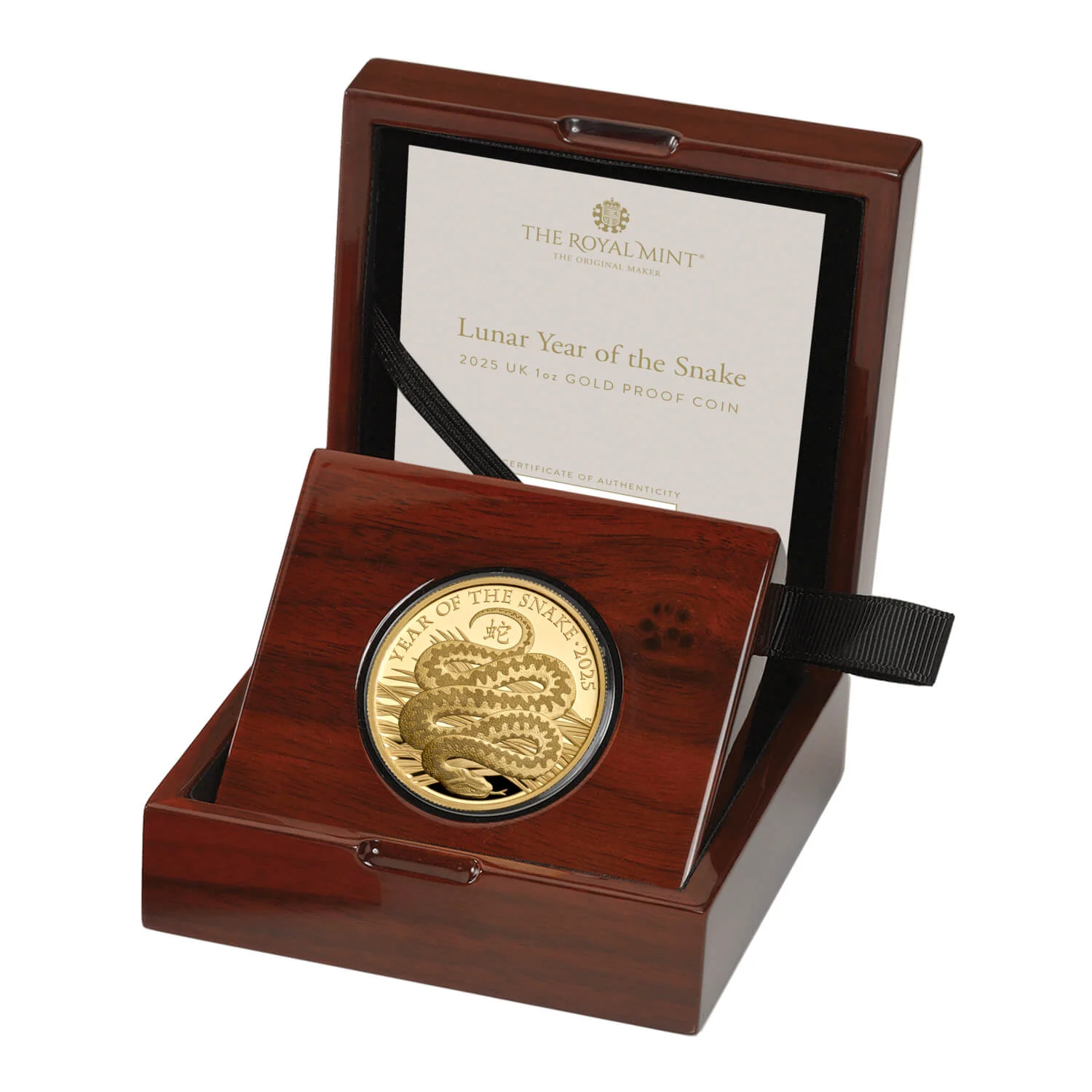 Lunar Year of the Snake 2025 UK 1oz Gold Proof Coin - Bullion House